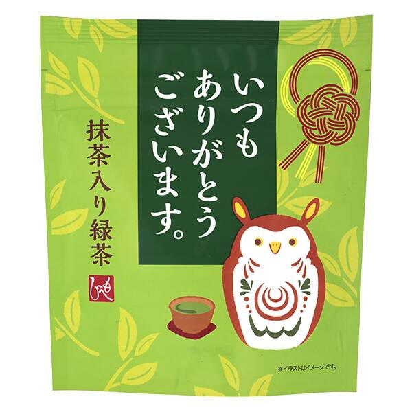 いつもありがとうございます 抹茶入り緑茶 ふくろう 5p - カルディコーヒーファーム オンラインストア
