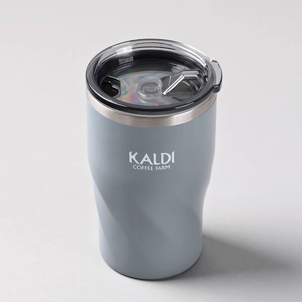 真空二重ステンレスタンブラー（ブルーグレー） 1p - カルディコーヒーファーム オンラインストア