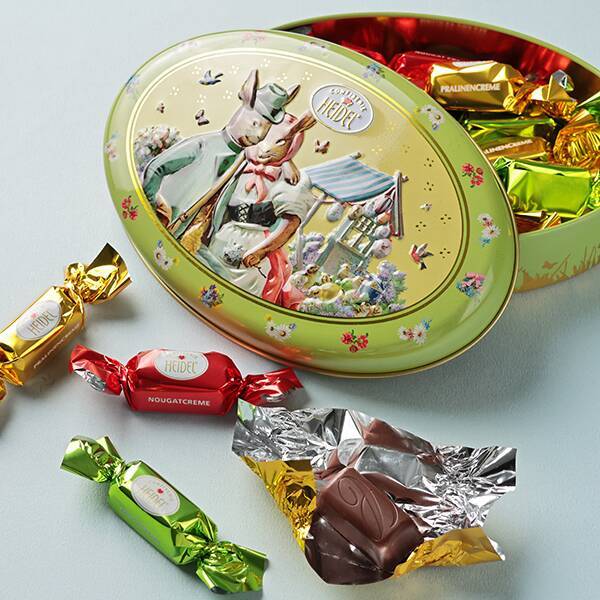 ハイデル ノスタルジックラビット オーバルエンボス缶 183g - カルディコーヒーファーム オンラインストア