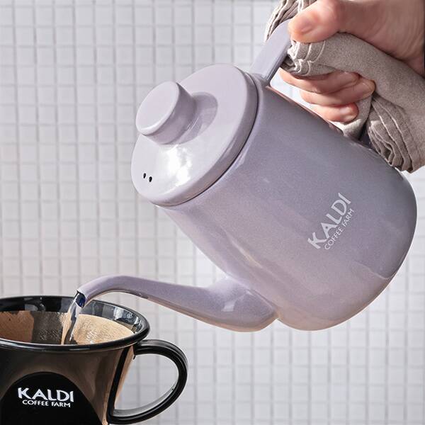 オンラインストア限定 ホーロードリップケトル 1.0リットル（ラベンダー） 1p - カルディコーヒーファーム オンラインストア