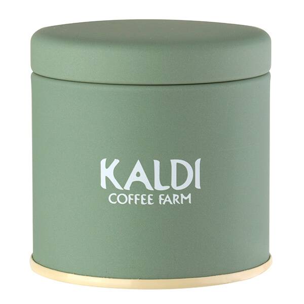 ミニキャニスター缶（カーキ） 1個 - カルディコーヒーファーム オンラインストア