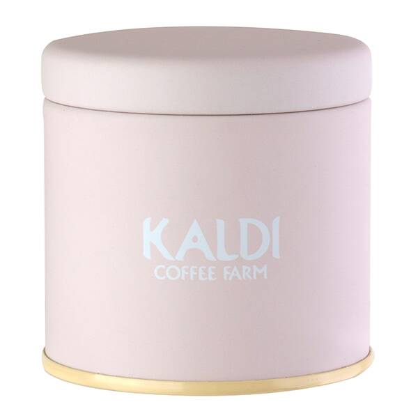 ミニキャニスター缶（ピンクベージュ） 1個 - カルディコーヒーファーム オンラインストア